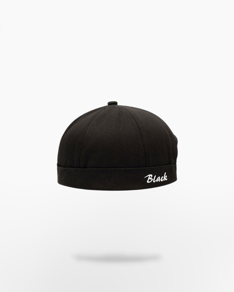 Visorless Cap Black – Streetwear