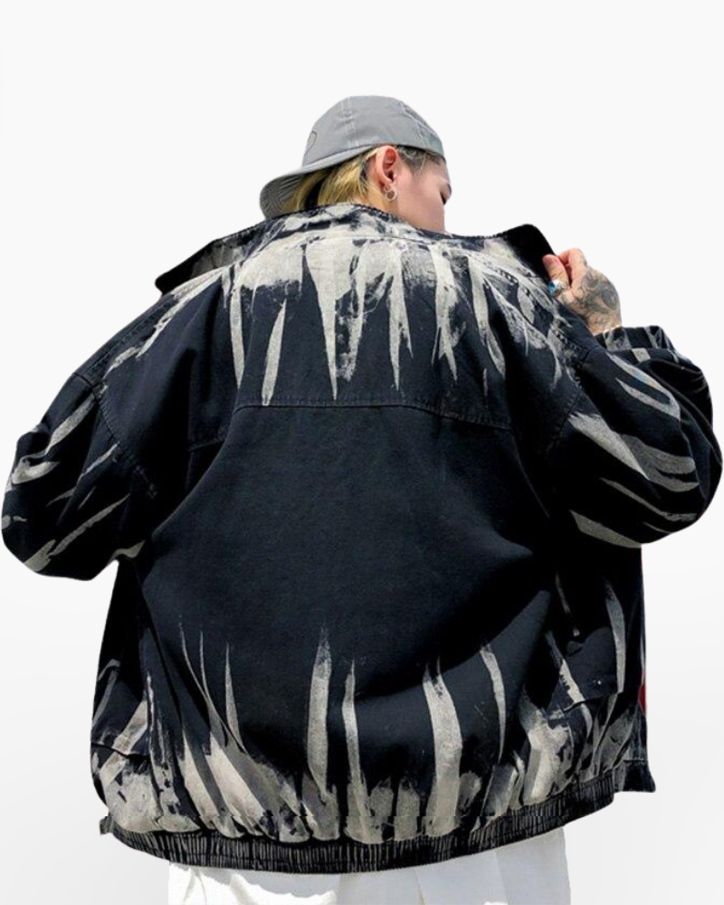 Denim Jacket Zipper – Streetwear